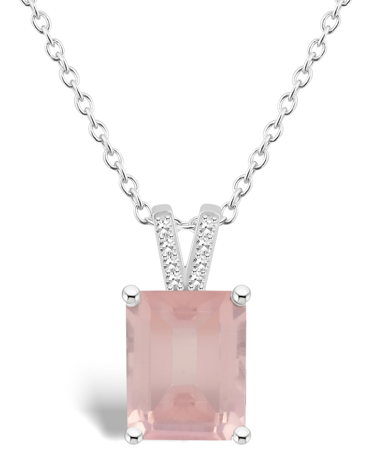 Click here for Macys Womens Rose Quartz (3-1/6 ct.t.w.) and Diamo... prices