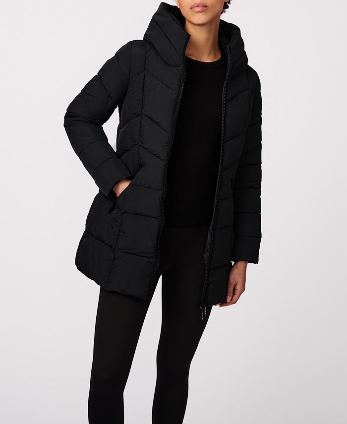Bernardo Women's Mid-Length Puffer Jacket - Macy's