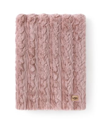 UGG® Ismay Faux Fur Throw, 50" x 70" & Reviews - Blankets & Throws ...