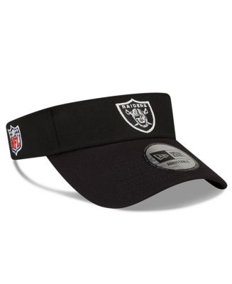 Men's New Era Black Las Vegas Raiders 2022 Sideline Adjustable Visor ...