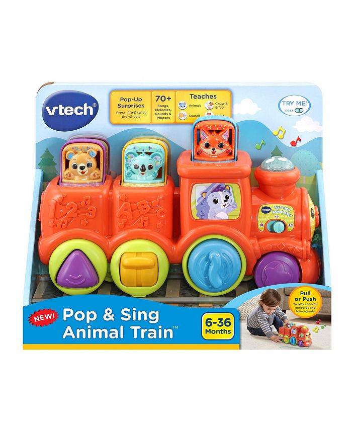 VTech Pop and Sing Animal Train - Macy's