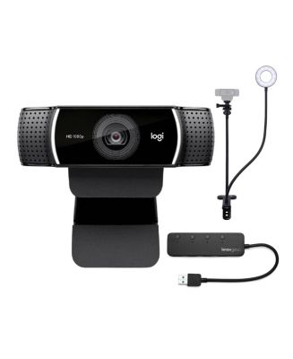 Logitech C922 Pro Stream 1080P Webcam With Stand And 4-Port Usb Hub ...