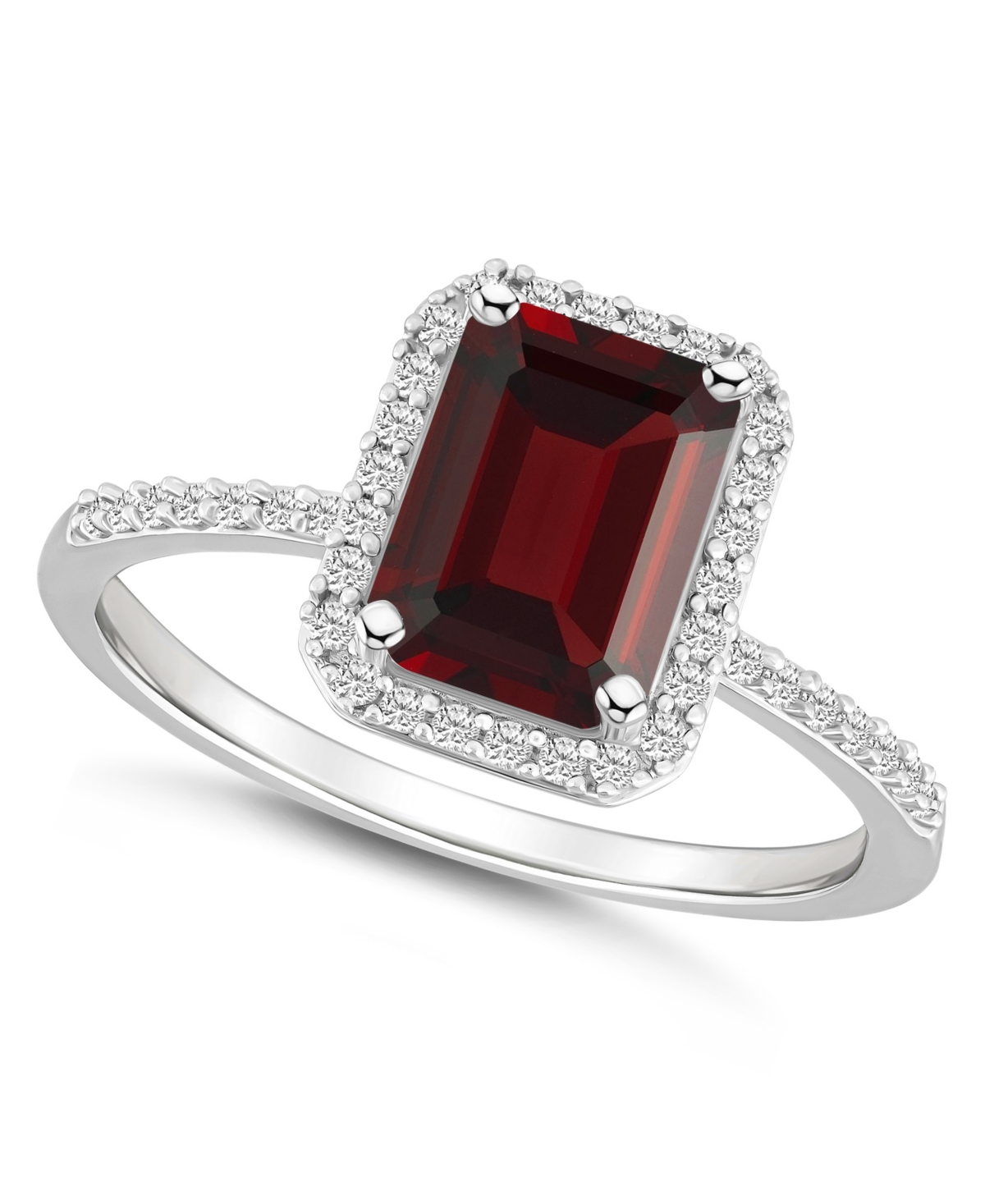Click here for Macys Garnet (1-9/10 ct. t.w.) and Lab-Grown White... prices