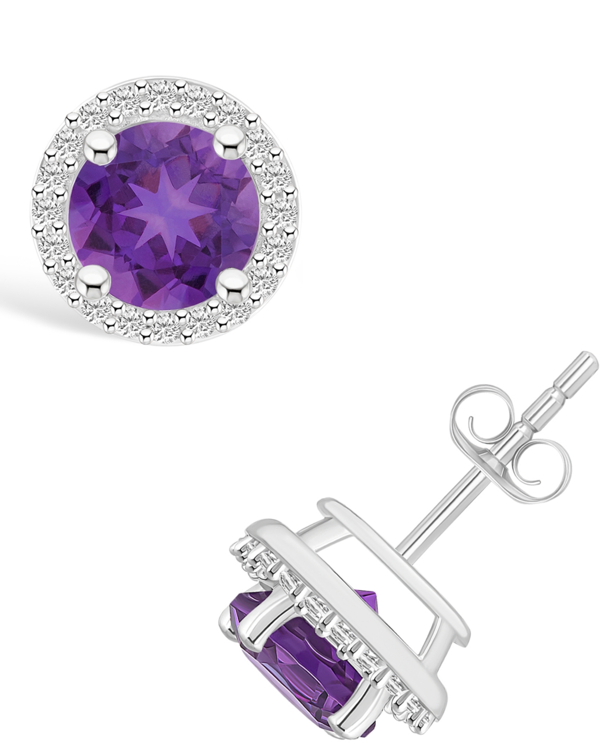Click here for Amethyst (1-1/2 ct. t.w.) and Lab Grown Sapphire (... prices
