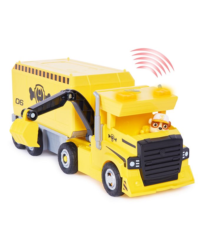 PAW Patrol Big Rig Mega Rubble Toy Vehicle - Macy's