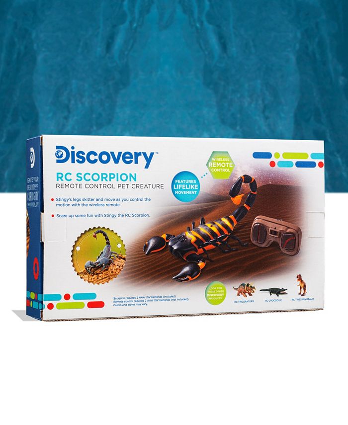 Discovery Kids RC Scorpion, Glow In The Dark Body, Wireless Remote ...