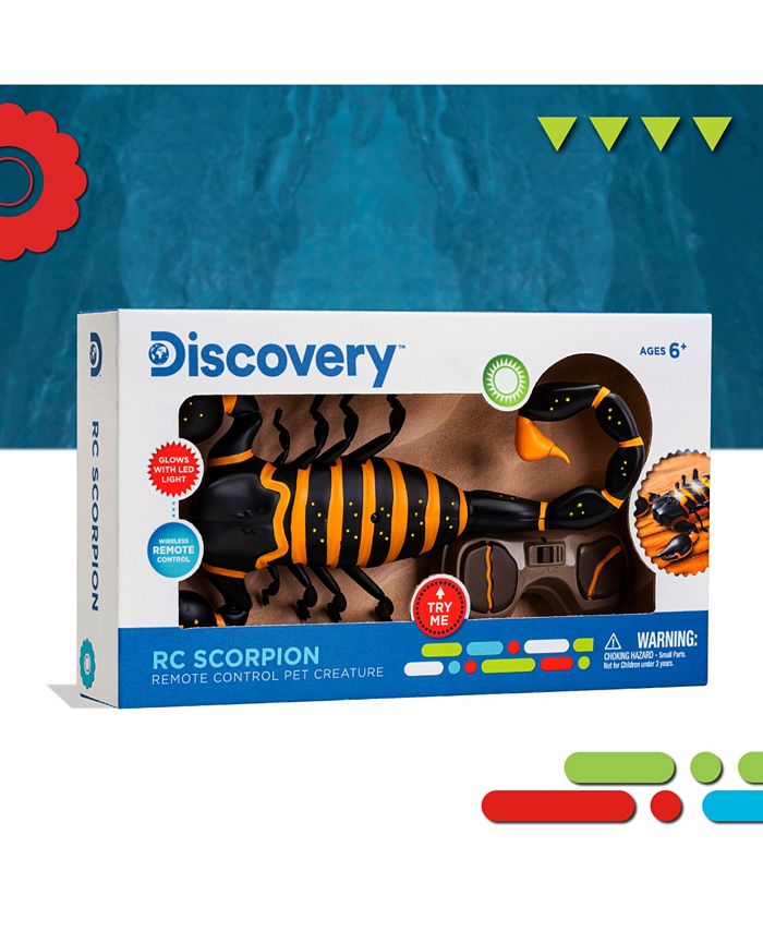 Discovery Kids RC Scorpion, Glow In The Dark Body, Wireless Remote ...