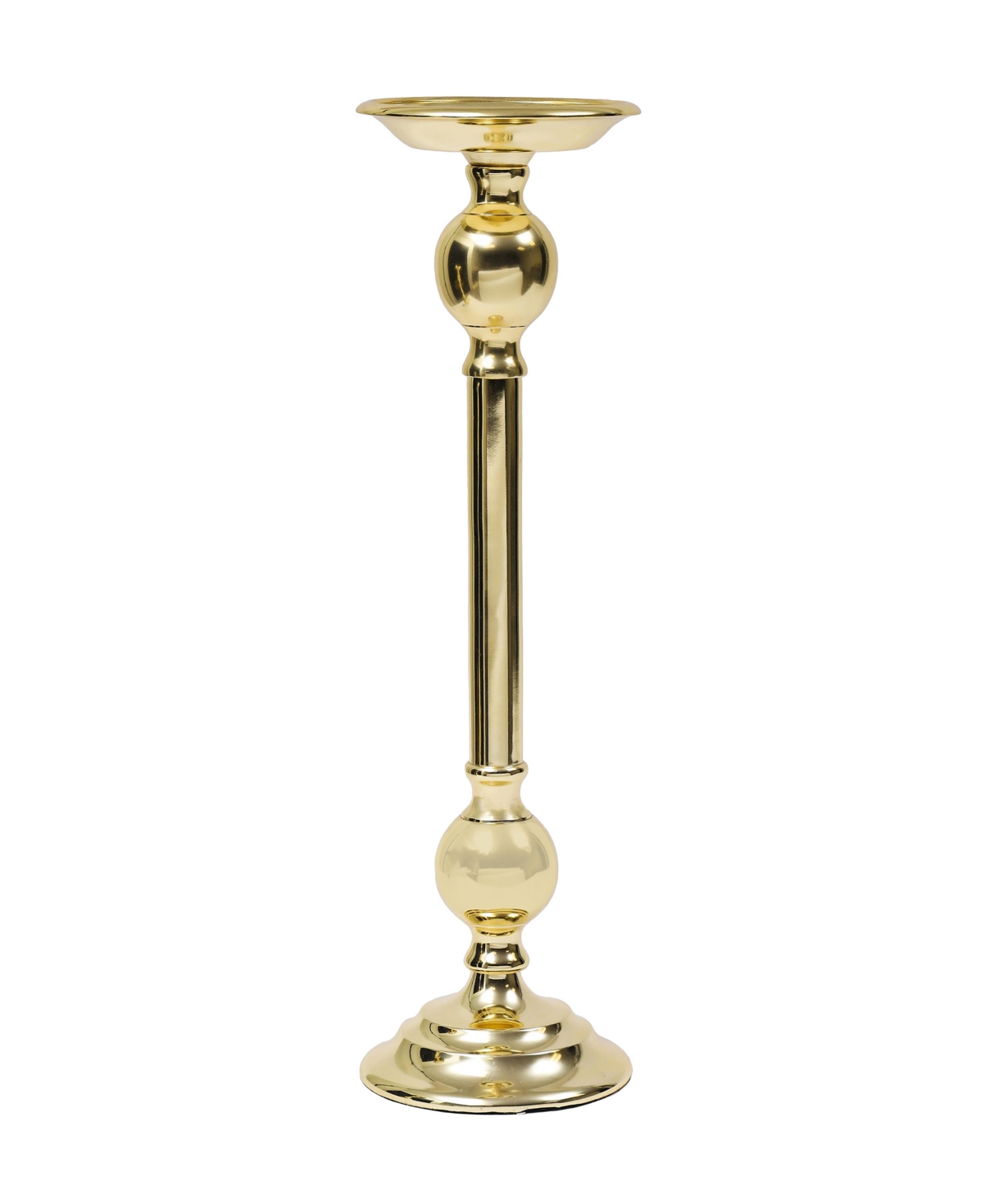 Click here for Classic Touch Medium Traditional Brass Candle Hold... prices