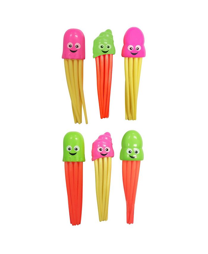 Banzai Aqua Dive Sea Pals Waterpool Toy Dive Set, 6 Piece Set - Macy's