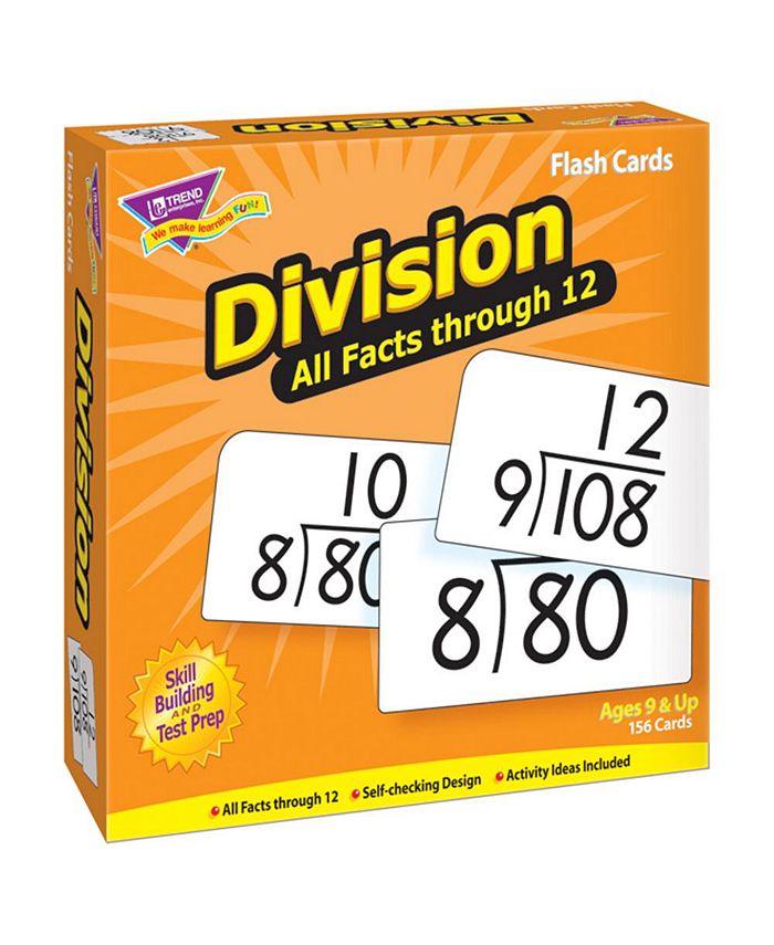 Trend Enterprises Division 0-12 All Facts Skill Drill Flash Cards - Macy's
