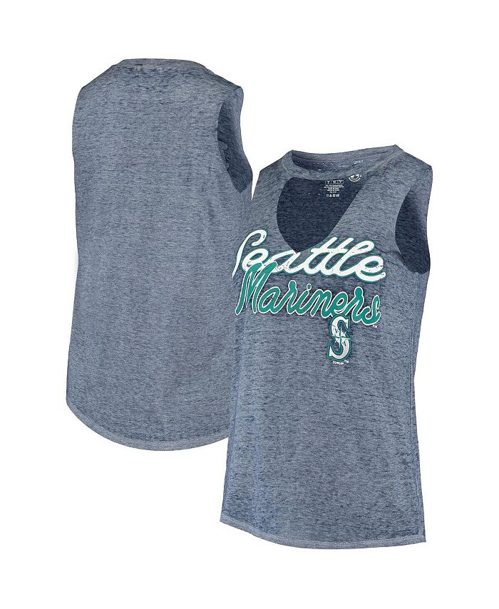 Concepts Sport Women's Navy Seattle Mariners Loyalty Choker Neck Tank ...