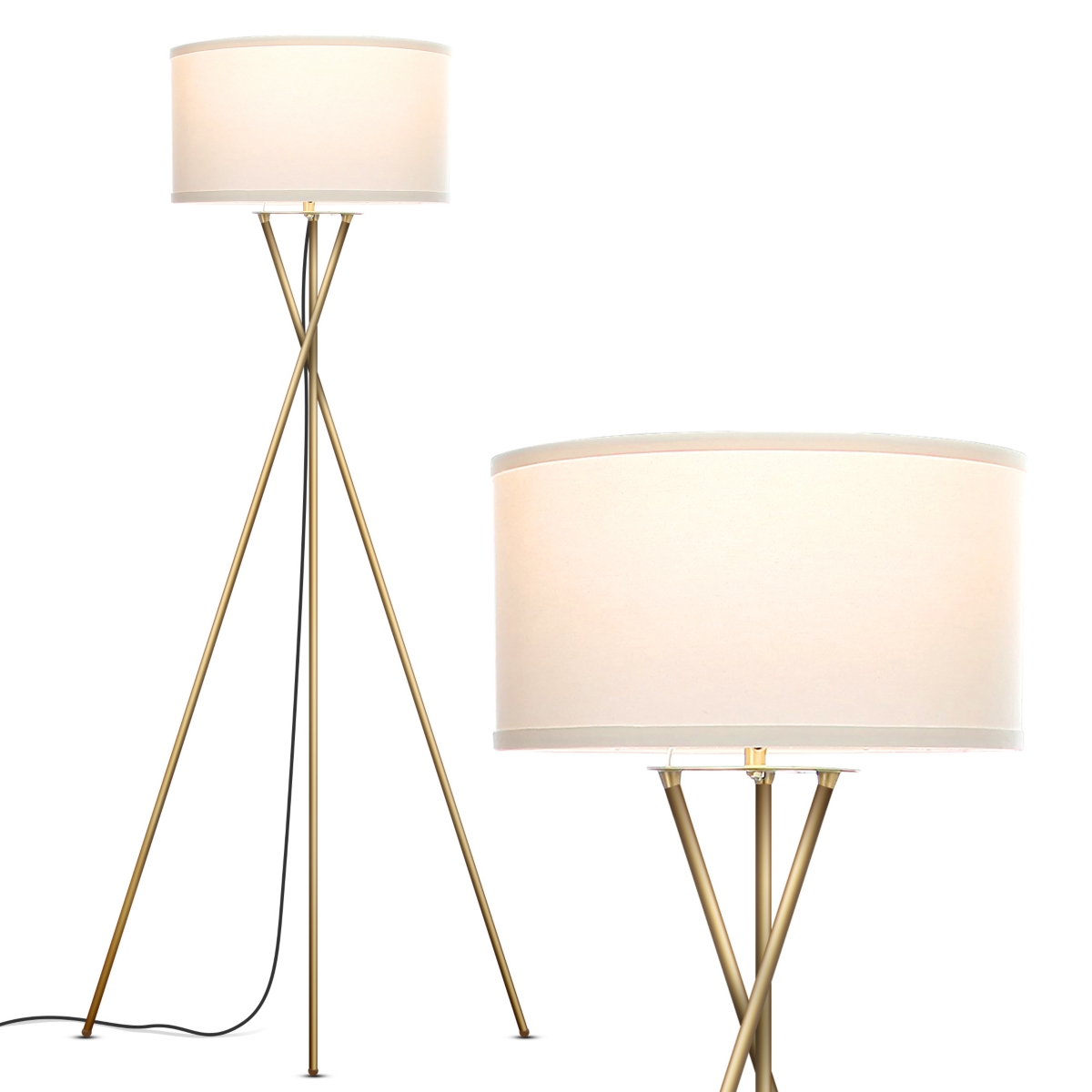 Click here for Jaxon 60" Led Contempoary Tripod Floor Lamp w... prices