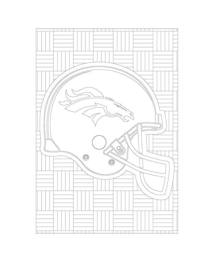 In the Sports Zone NFL Adult Coloring Book, Denver Broncos - Macy's
