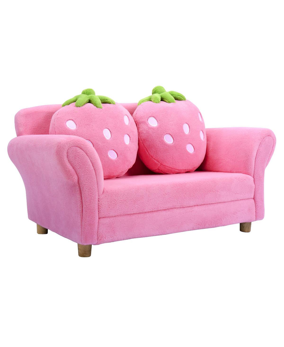 Click here for Kids Sofa Strawberry Armrest Chair Lounge Couch Ch... prices