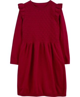 Carter's Little Girls Sweater Dress - Macy's