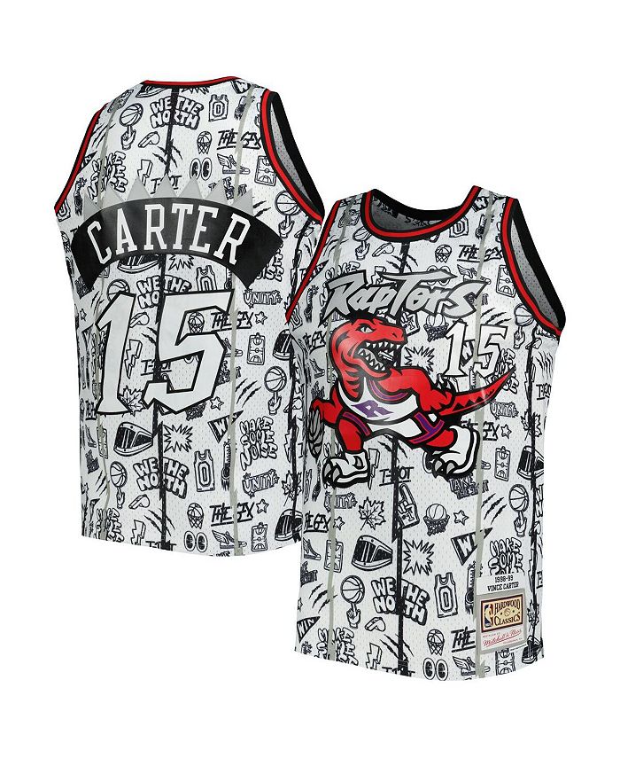Mitchell And Ness Mens Vince Carter White Toronto Raptors 1998 99