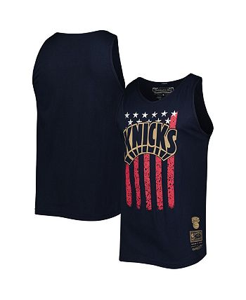 Mitchell & Ness Men's Navy New York Knicks Hardwood Classics Americana ...