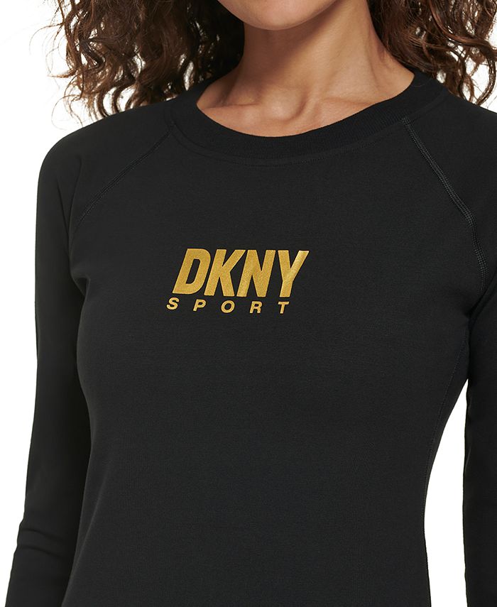 DKNY Women's Active Soho Long-Sleeve Bodycon Dress - Macy's