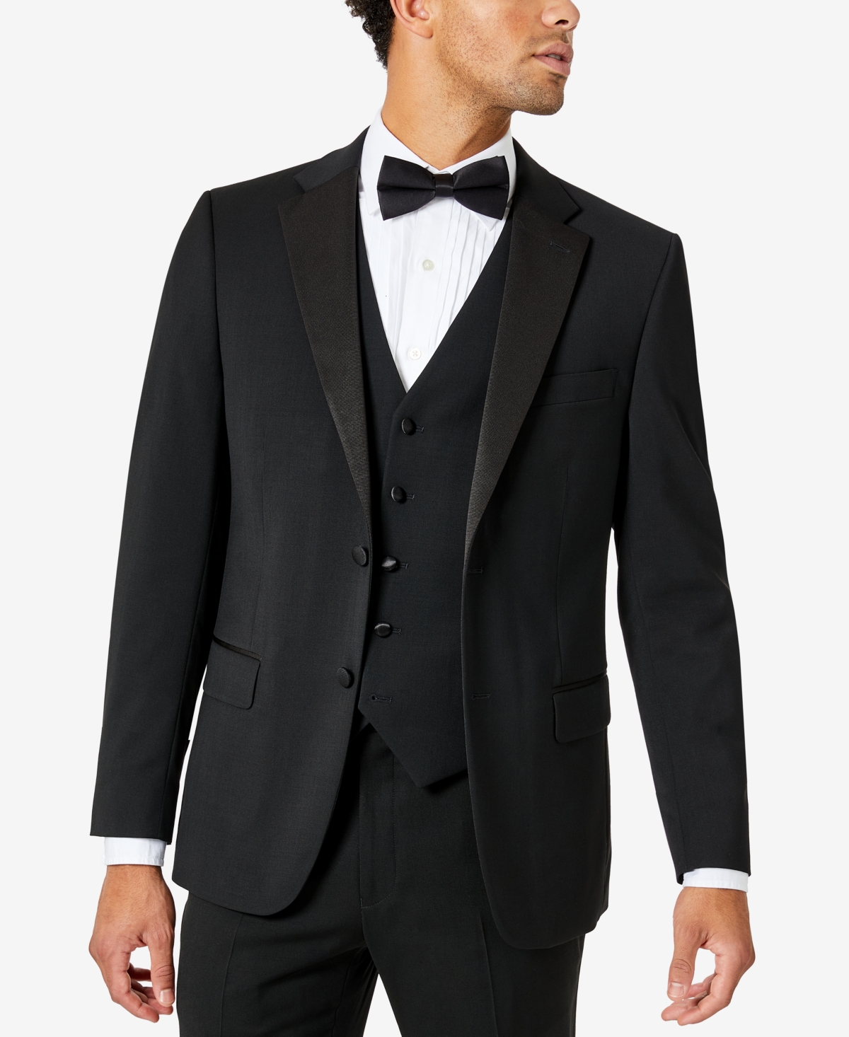 Click here for Tommy Hilfiger Mens Modern-Fit Flex Stretch Tuxedo... prices