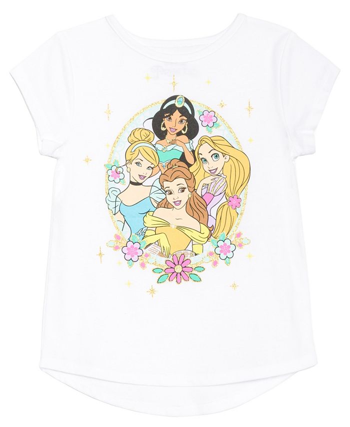 Disney Little Girls Princess Group Short Sleeve T-shirt & Reviews ...