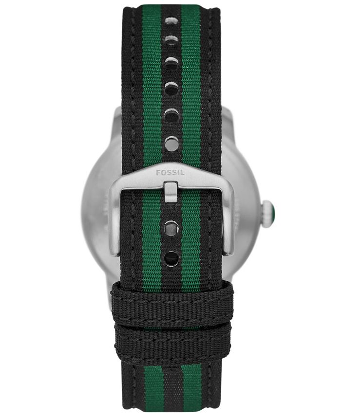 Fossil Unisex Limited Edition Harry Potter Slytherin Black Green Nylon ...