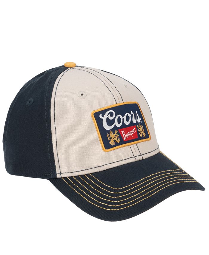 Coors Banquet Men's Twill Adjustable Snapback Woven Label Baseball Cap ...