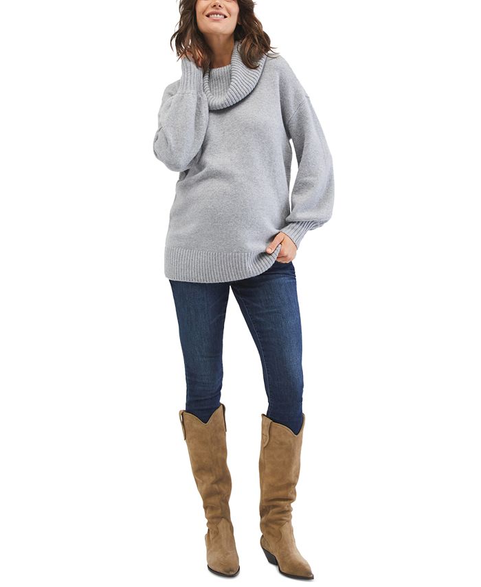 Jessica Simpson Cowl Neck Maternity Sweater - Macy's