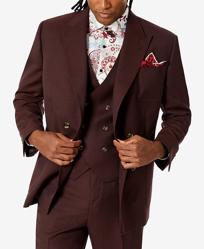 Tayion Collection Men's Classic-Fit Wool Suit Jacket - Macy's