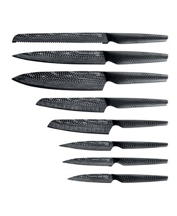 Cuisine::pro® Id3 Black Samurai the Egg Knife Block Set, 9 Piece - Macy's