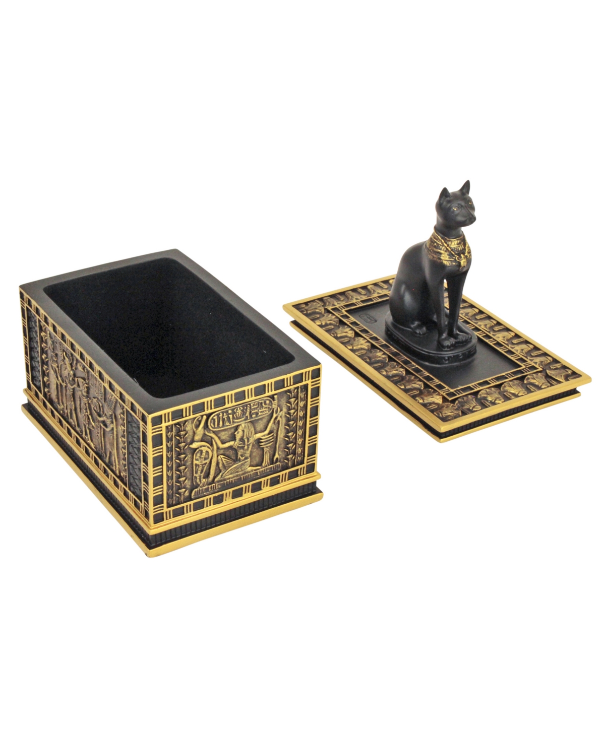 Design Toscano Royal Bastet Egyptian Box In Black | ModeSens
