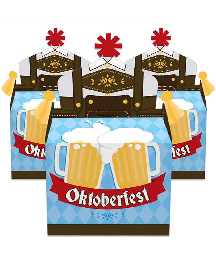 Big Dot of Happiness Oktoberfest - Treat Box Party Favors - Beer ...