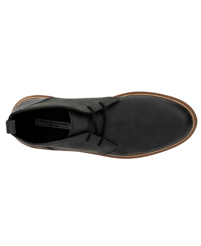 Reserved Footwear Men's Deegan Leather Chukka Boots - Macy's