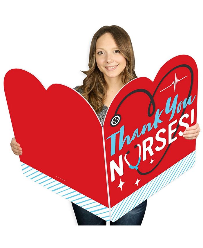 Big Dot of Happiness Thank You Nurses - Nurse Appreciation Giant ...