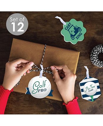 Big Dot of Happiness Par-Tee Time - Golf - Assorted Hanging Favor Tags ...