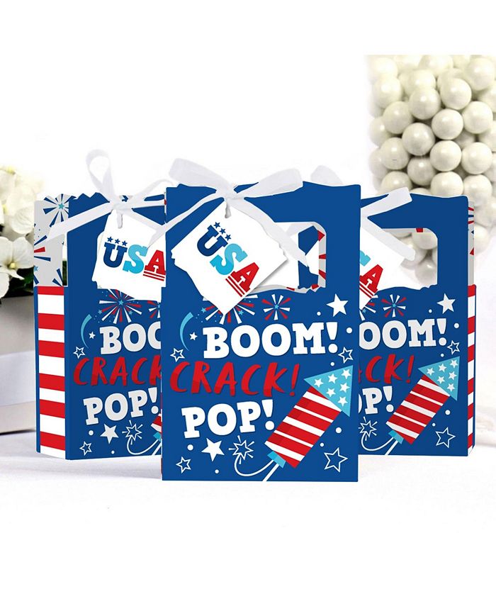 Big Dot of Happiness Firecracker 4th of July - Red, White and Royal ...