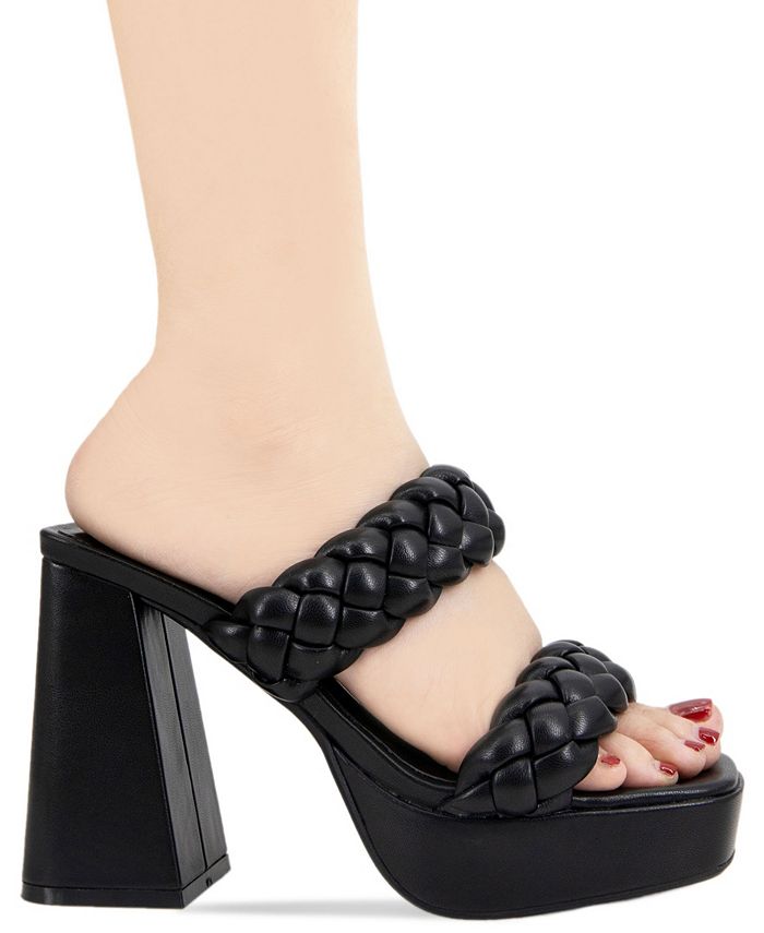 BCBGeneration Women's Gemma Braided Platform Sandal - Macy's