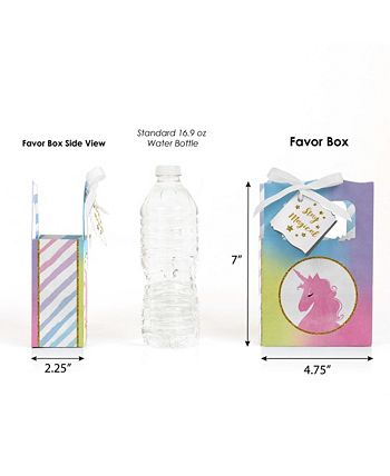 Big Dot of Happiness Rainbow Unicorn - Magical Unicorn Baby Shower or ...