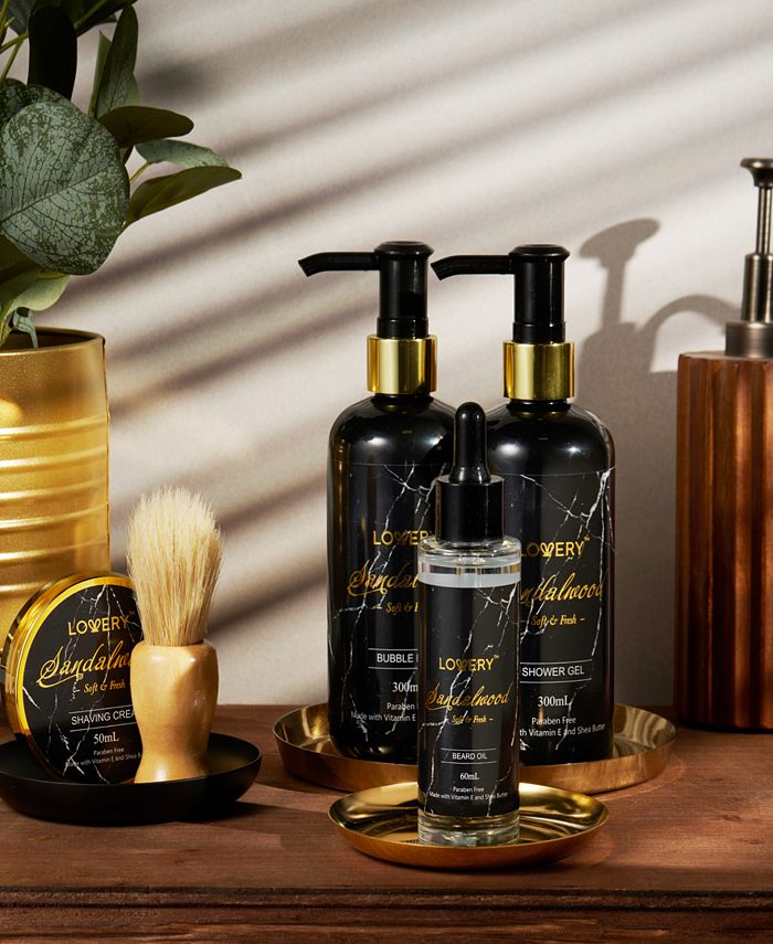 Lovery Men's 7-Pc. Sandalwood Personal Grooming Gift Set - Macy's