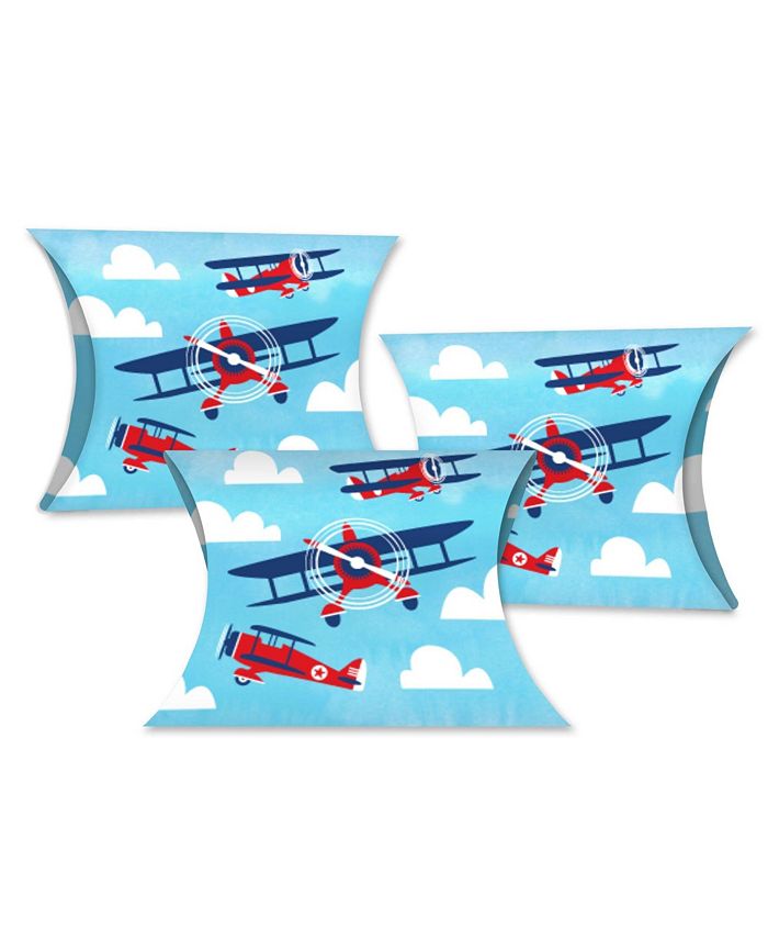 Big Dot of Happiness Taking Flight - Airplane - Favor Gift Boxes ...