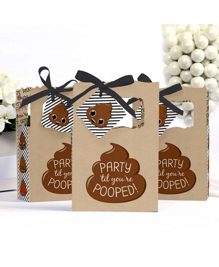 Big Dot of Happiness Party 'Til You're Pooped - Poop Emoji Party Favor ...