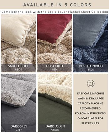 Revman Industries Eddie Bauer Sherwood Microsuede Green Down ...