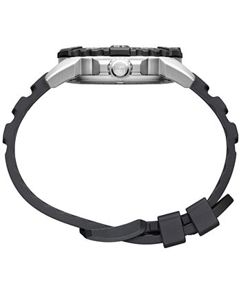 Luminox Men's Swiss Navy Seal RSC Black Rubber Strap Watch 45mm - Macy's