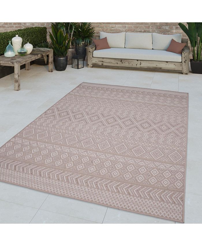 Paco Vermont In- Outdoor Rug With Boho Pattern - 79'' X 110'' - Macy's
