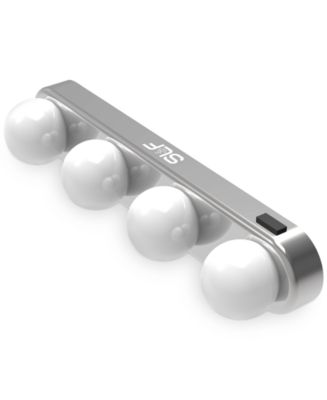 Tzumi SLF Battery-Operated LED 4-Bulb Vanity Light Bar - Macy's
