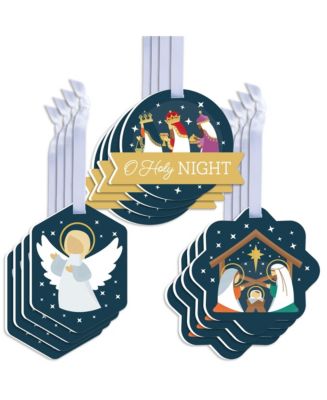 Big Dot of Happiness Holy Nativity Assorted Hanging Religious Christmas ...