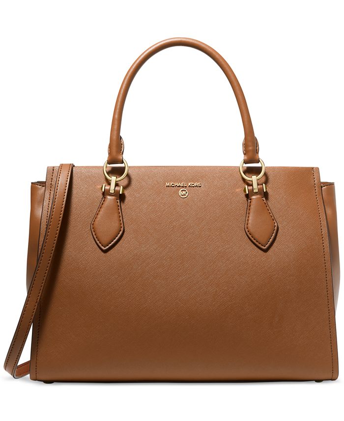 Michael Kors Leather Marilyn Large Satchel & Reviews - Handbags ...