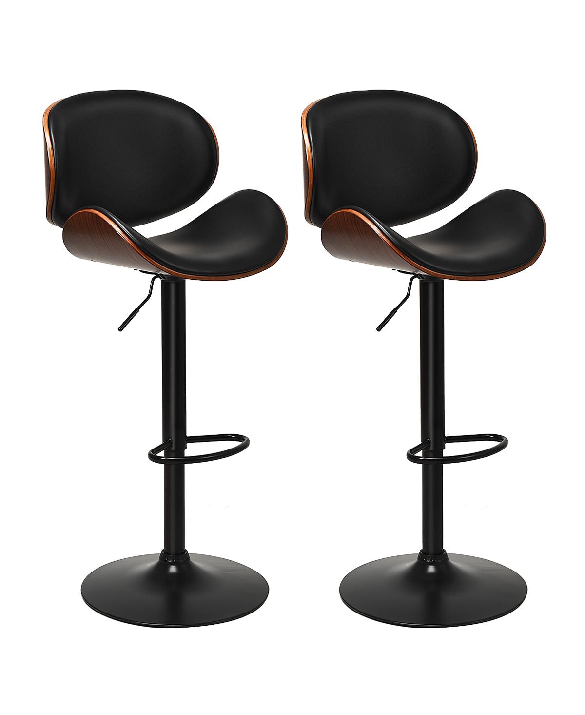 Click here for Set of 2 Bentwood Barstool Mid-Century Adjustable... prices