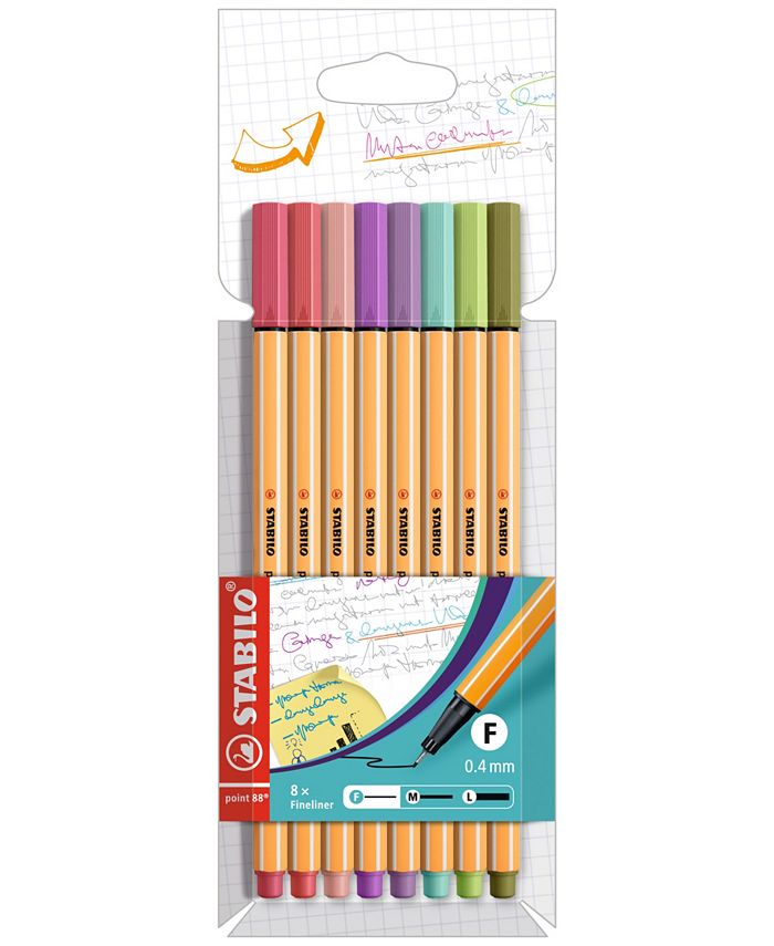 Stabilo Point 88 Pens Wallet 8 Piece Color Set - Macy's