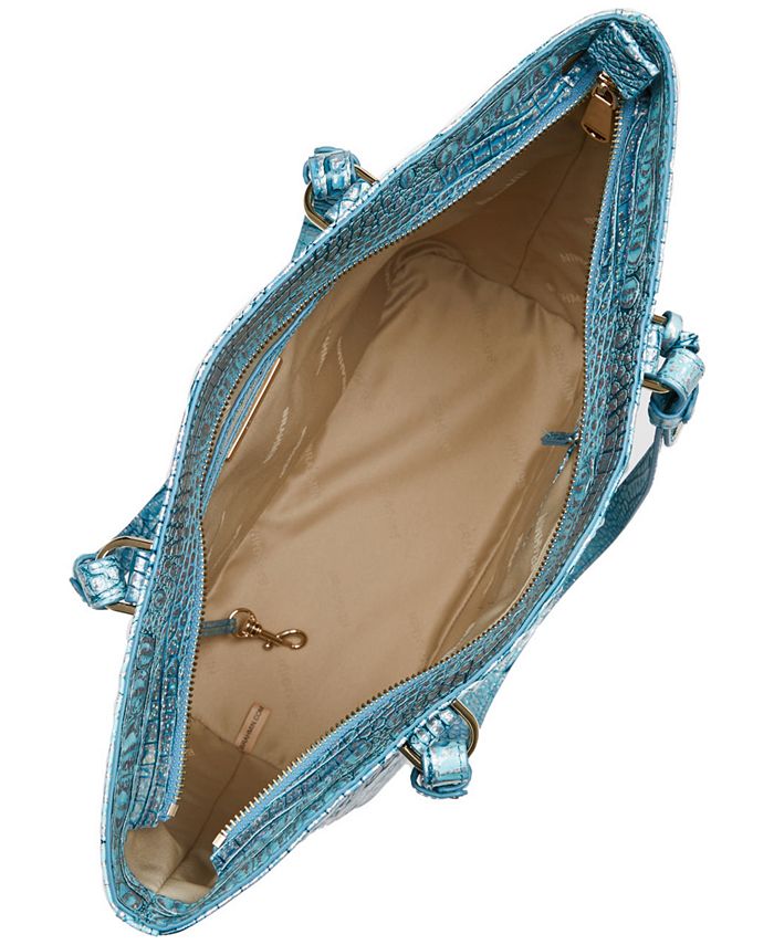 Brahmin Ellen Arctic Blue Melbourne Leather Tote - Macy's