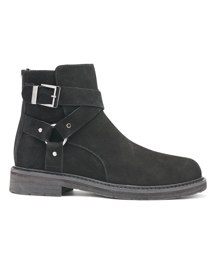 KARL LAGERFELD PARIS Karl Lagerfeld Men's Suede Harness Tire Tread Sole ...